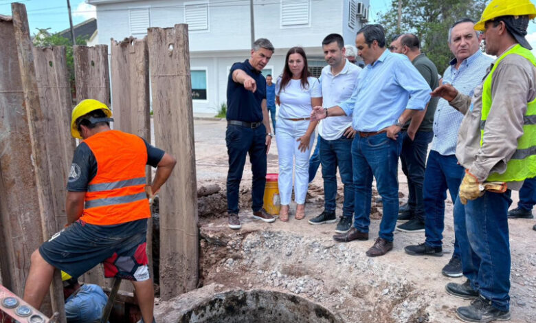 Plan de saneamiento ambiental: avanza la ejecución de obras en Sáenz ...